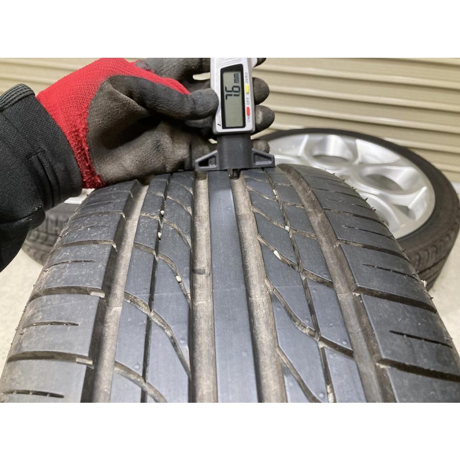 バリ溝 '20年製 RAYS GABBANA ガッバーナ 17インチ 7J +32 PCD100 4H YOKOHAMA ECOS ES300 215/40R17 4本 レイズ (YW1085 ...