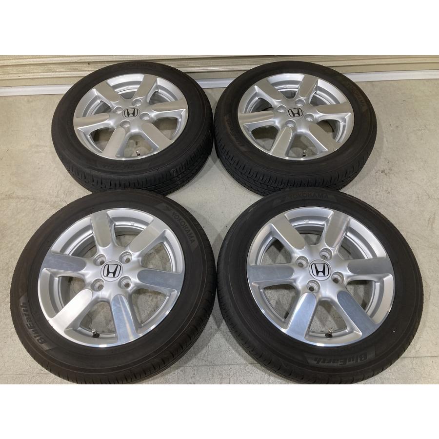 バリ溝 '22年製 ホンダ N-ONE 純正 14インチ 4.5J +40 PCD100 4H YOKOHAMA BluEarth 155/65R14 4本 N-BOX N-WGN ...