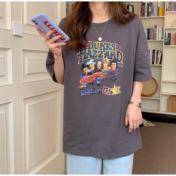 tシャツ レディース 半袖 韓国ファッション ティシャツ ゆったり 大きいサイズ 無地 白 ロゴ ロゴティー ロゴティシャツ ティーシャツ カットソー トップス 3384 : INFINI ...