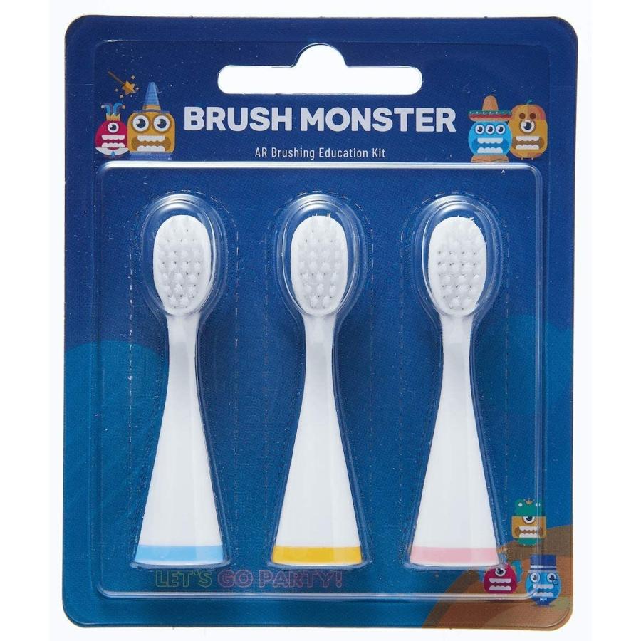BRUSH MONSTER ブラッシュモンスター こども用 スマートトラッキング電動歯ブラシ 専用替えブラシ BMT100-RB ...