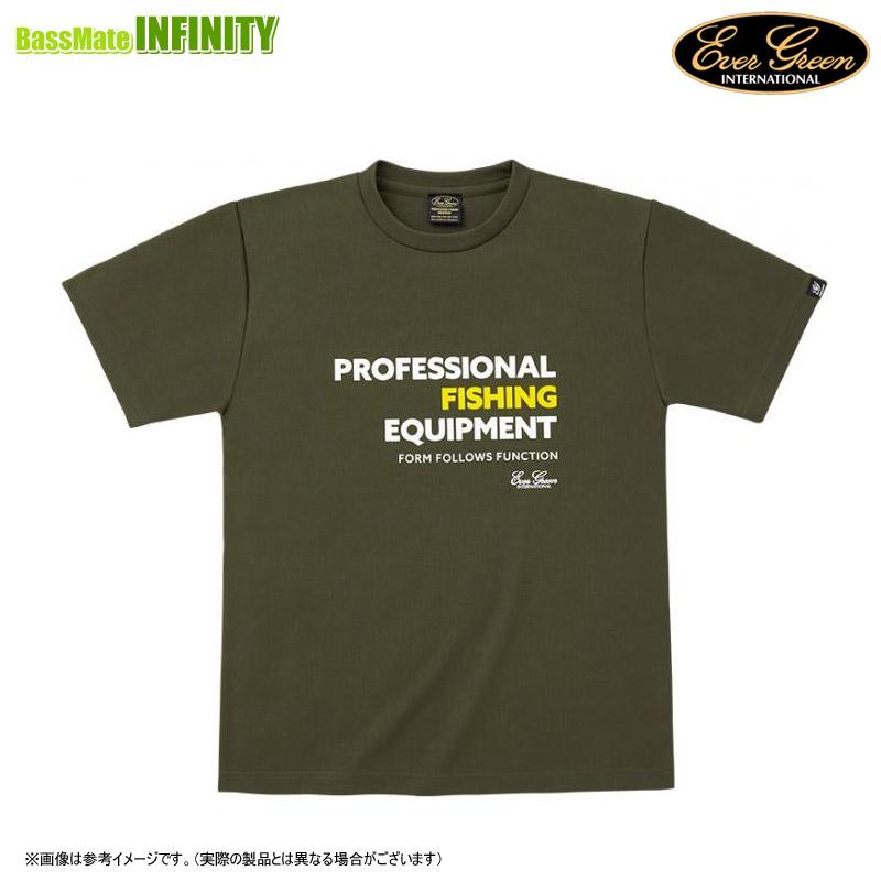 EverGreen エバーグリーン EGドライTシャツ(半袖) Gタイプ(アーミーグリーン) 【メール便配送可】 【まとめ送料割】 : バス ...