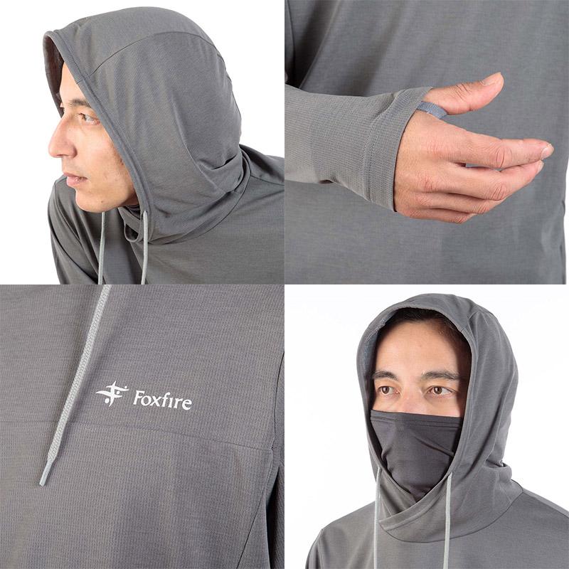 Foxfire フォックスファイヤー SCプロガイドフーディ (グレー) 【メール便配送可】 【まとめ送料割】 : バスメイトインフィニティソルト店 - 通販 - Yahoo!ショッピング