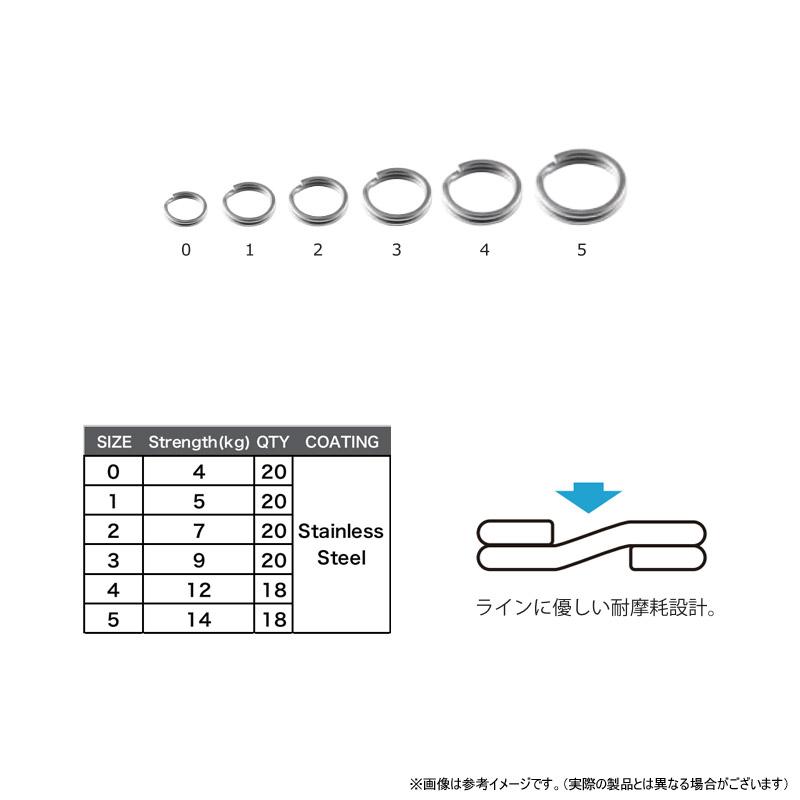 BKK スプリットリング SPLIT RING-41 【メール便配送可】 【まとめ送料割】 : バスメイトインフィニティソルト店 - 通販 - Yahoo!ショッピング