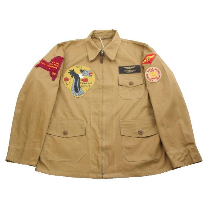 WAREHOUSE ウエアハウス Lot.2199 USMCR M-421A VMF322 「FIGHTING COCKS」 アップリケ付き ...
