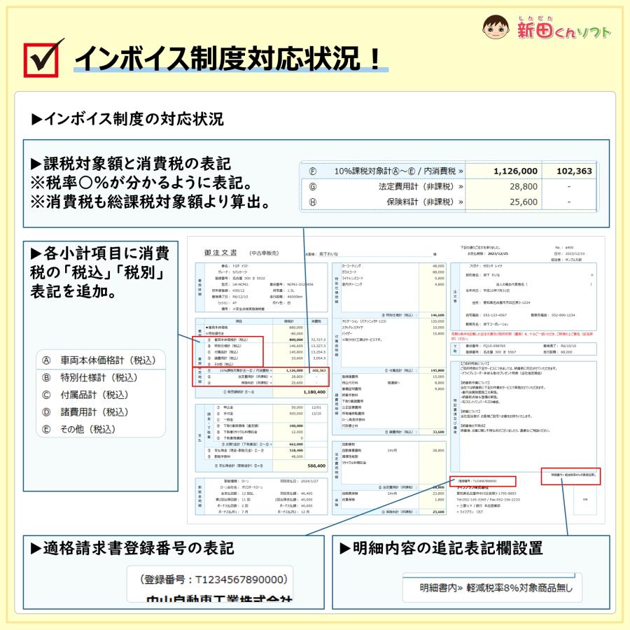 C01‐b2 自動車注文書 / 注文書 車 見積り 発注 請書 Excel ファイル 新田くんソフト : inforeck - 通販 - Yahoo!ショッピング