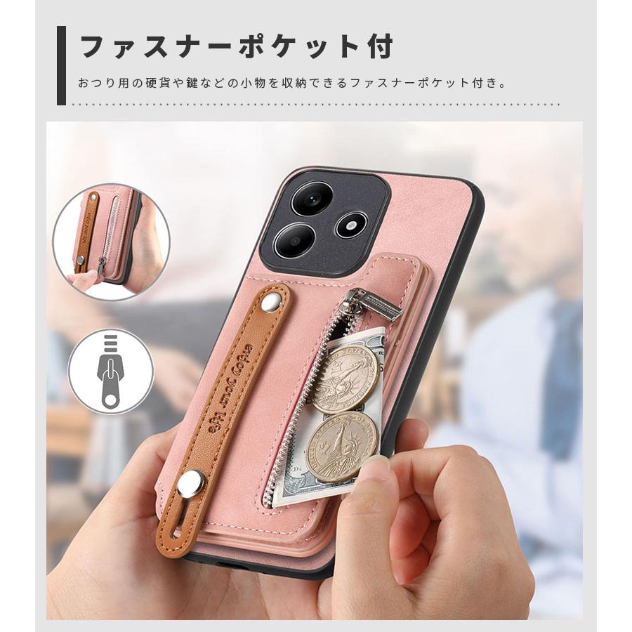 スマホケース Xiaomi 14Tケース magsafe対応 シャオミ 14t proケース ハンド ベルト redmi note 13 pro 5g ケース 着脱式カードケース xiaomi ...