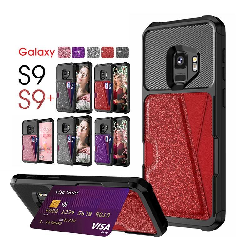 Galaxy S9 SC-02K SCV38ケース 車載ホルダー対応 S9+ SC-03K SCV39ケース 二重構造 S9ケース キラキラ S9+ケース 可愛い 爆買 : イニシャル K ...