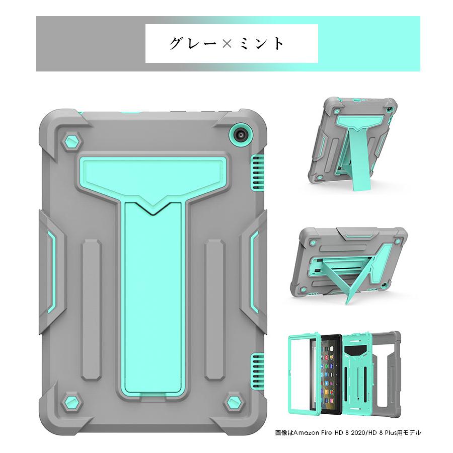 Amazon Fire HD 8 2020 Plusケース HD10 2021 第11世代ケース 背面保護 hd10 第11世代 カバー 耐衝撃 fire 10 爆買 : イニシャル K ...