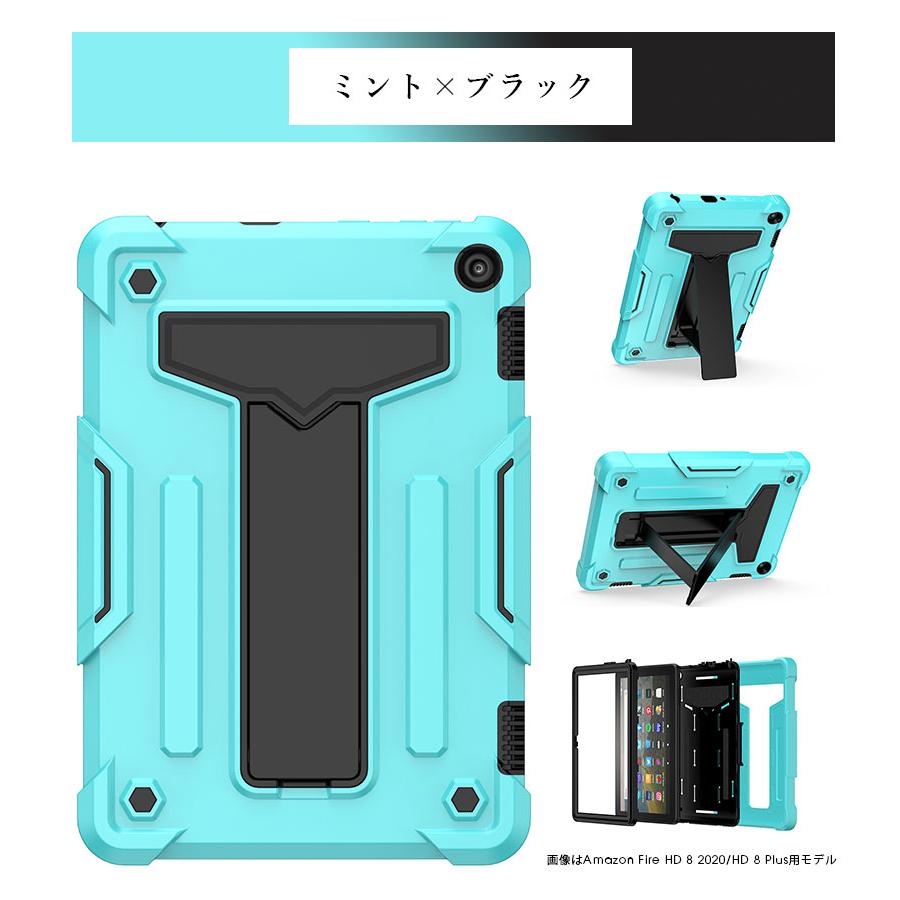 Amazon Fire HD 8 2020 Plusケース HD10 2021 第11世代ケース 背面保護 hd10 第11世代 カバー 耐衝撃 fire 10 爆買 : イニシャル K ...