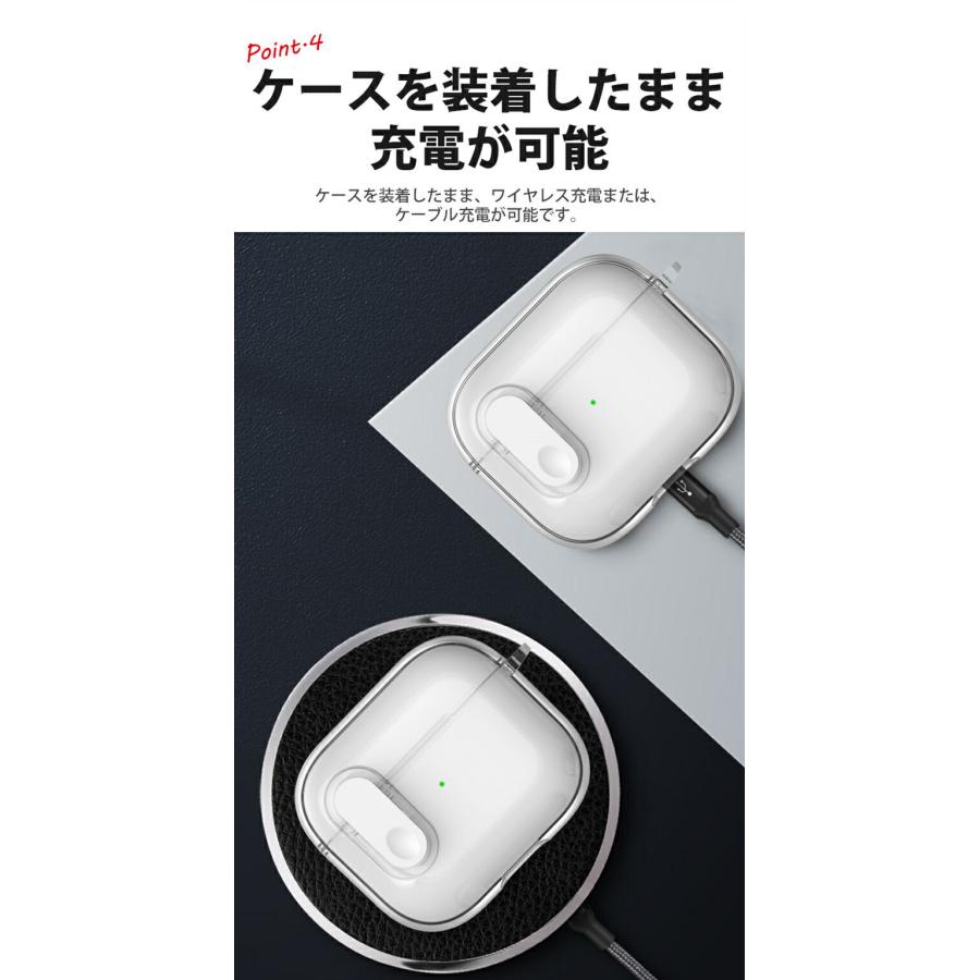 AirPods4ケース カバー クリア 耐衝撃AirPods4 3 2 1 ケース AirPods4ケース カバー クリア 耐衝撃AirPods4 3 2 1 ケース