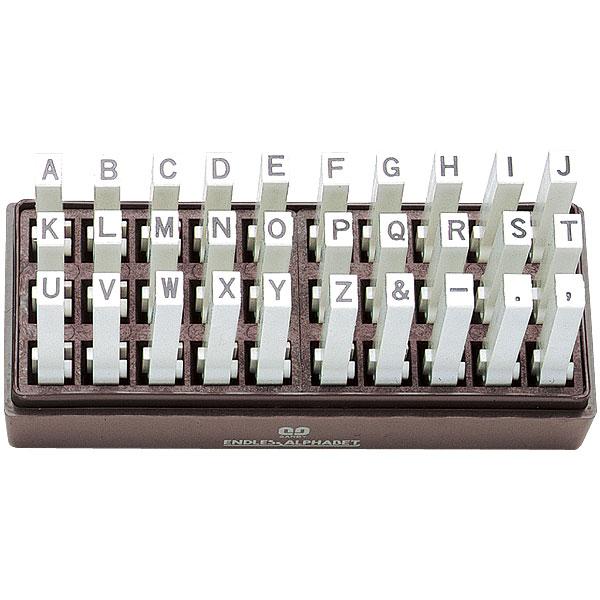 サンビー サンビー・エンドレススタンプ(既製品)英字セット(ゴシック体)30本セット4号(SANBY・ENDLESS STAMP・EN-EG4 ...