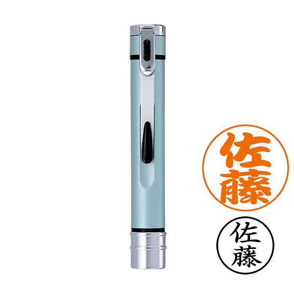 シャチハタ・ネームエルツイン・パールブルー＋X-GPS(認印)＋ネーム6(訂正印)・インク色:6色より選択可能・別注品Aタイプ(Shachihata・TKE-BW2＋X-GPS＋XL-6 ...