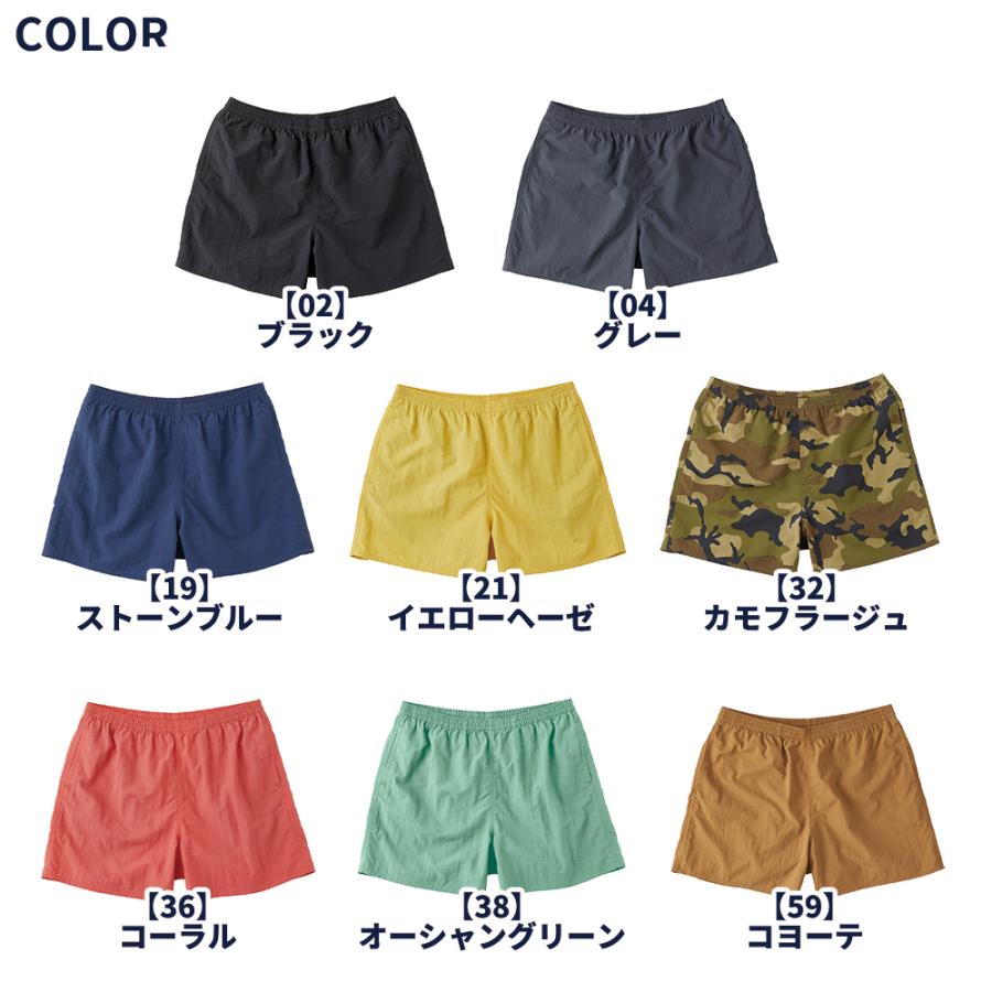 TRUSS トラス ショートパンツ バーサタイル ナイロンショーツ ズボン 短パン 男女兼用 ウエストゴム 撥水加工 水遊び 無地 カモフラ ...