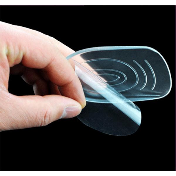 ちょい足し インソール 5mm 中敷 身長UP スタイルアップ 透明 左右1ペア シークレットインソール 衝撃吸収 :2832238:インク ...