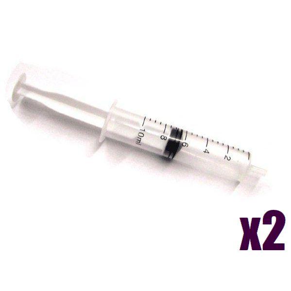 10ml x2本 (ニードルなし) 計量用 注入用 注射器 シリンジ プラモデル製作 工作 園芸 : インクホンポ - 通販 - Yahoo!ショッピング