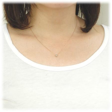 ネックレス ブラウン ダイヤモンド 0.15ct 18金 ゴールド K18 【Raffineラフィネ・フクリン留めダイヤモンド】 : 803-set014-009 : イノセントレーベル ...