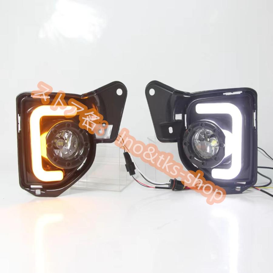 ハイエース 200系 6型 外装パーツ カスタム デイライト付き LEDフォグランプ DX/SGL 標準/ワイド ウインカー連動 ホワイト/アンバー : Ino&tks-shop - 通販 ...