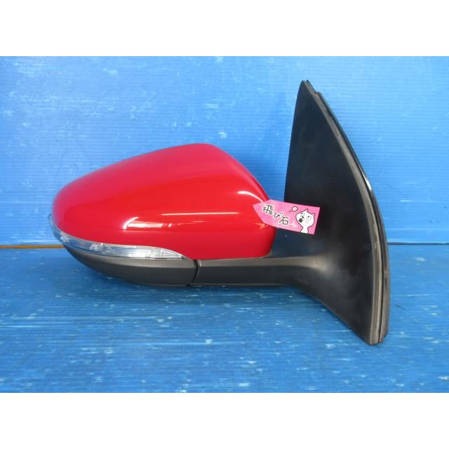 391402 1 VW ゴルフ DBA-1KCBZ 右 ドアミラー サイドミラー LY3D TL ヒーター ウェルカムランプ A046314 ...