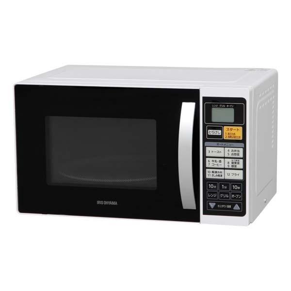 IRIS OHYAMA オーブン 電子レンジ ターンテーブル ヘルツフリー 上下ヒーター オートメニュー グリル トースト オーブンレンジ EMO6013-W アイリスオーヤマ : 照明と ...
