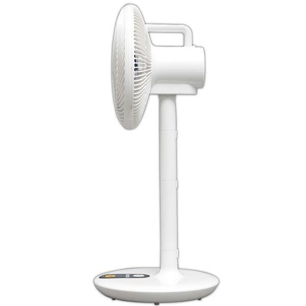 IRIS OHYAMA ★扇風機 首振り リモコン式リビング扇 DCモーター式 コンパクト収納 小型 LFDC-251H ホワイト アイリス ...