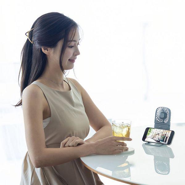ハンディファン 扇風機 小型 卓上 持ち運び おしゃれ ミニ扇風機 スマホスタンド スタンド付き 風力調節 ハンディ 携帯多機能 iFan FinoPro : 照明とエアコン イエプロ ...