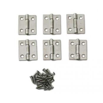 ハイロジック 17490 ステンレス蝶番 25mm 6枚入 : 総合通販デパコ - 通販 - Yahoo!ショッピング