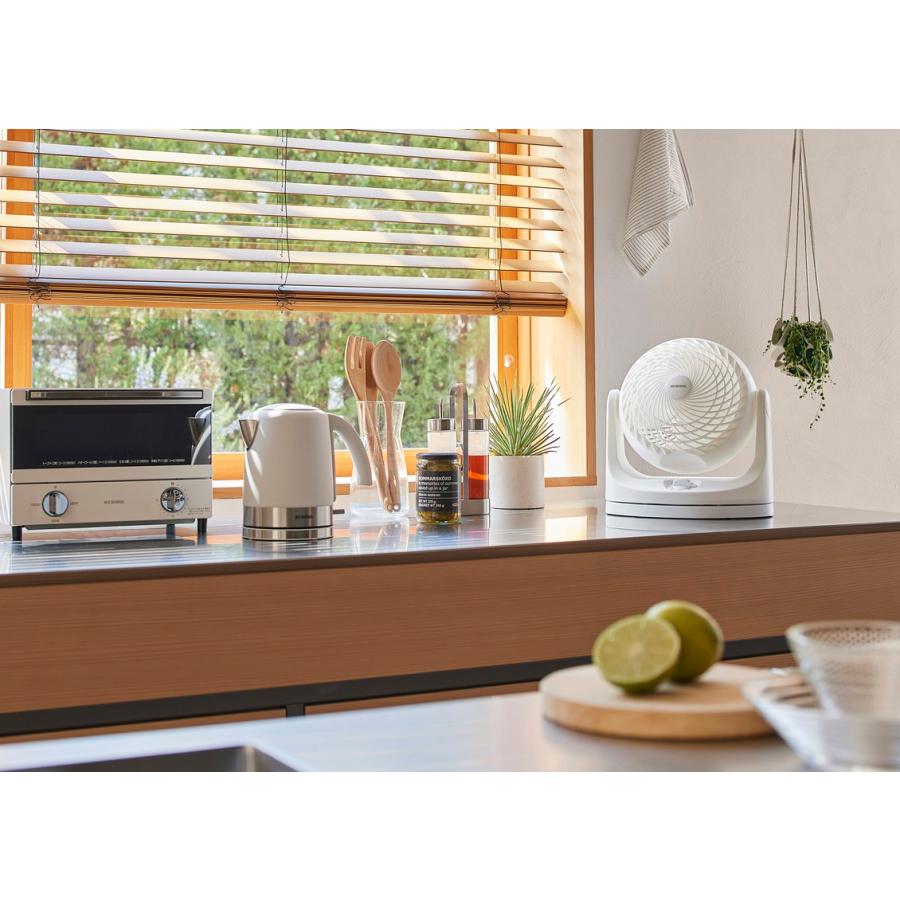 IRIS OHYAMA サーキュレーター 14畳 首振り マカロン型 KCF-MKM181-W ホワイト アイリスオーヤマ入り 節電 [B ...