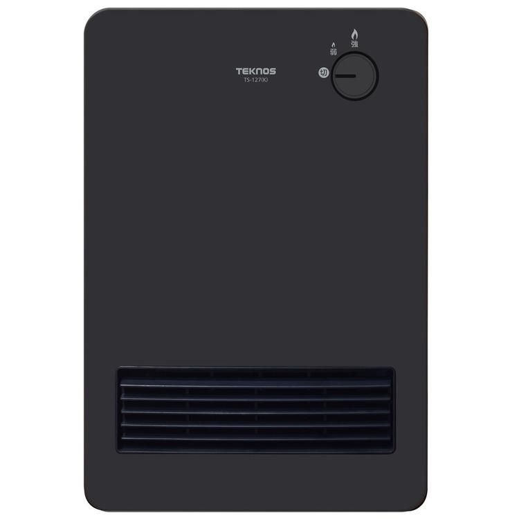TEKNOS セラミックヒーター 1200W、600W ブラック TS-1290(K) (D)(B) :7252025:ウエノ電器 Yahoo!店 - 通販 - Yahoo!ショッピング