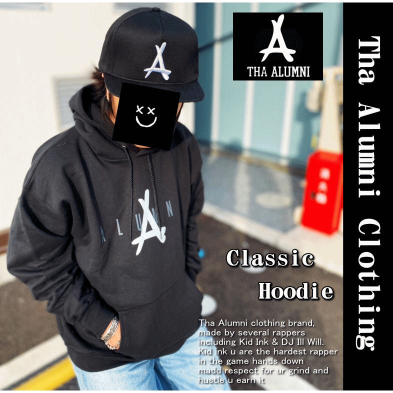 【在庫処分】 Tha Alumni Clothing アルムナイ クロージング Classic Hoodie ロゴ プルオーバー パーカー ...