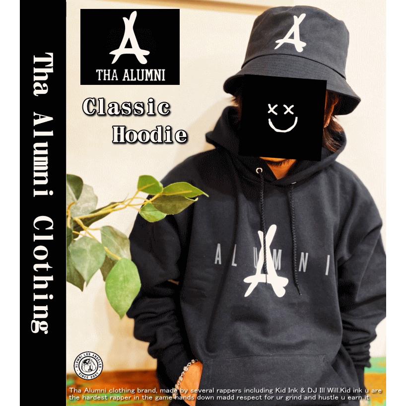 【在庫処分】 Tha Alumni Clothing アルムナイ クロージング Classic Hoodie ロゴ プルオーバー パーカー ...