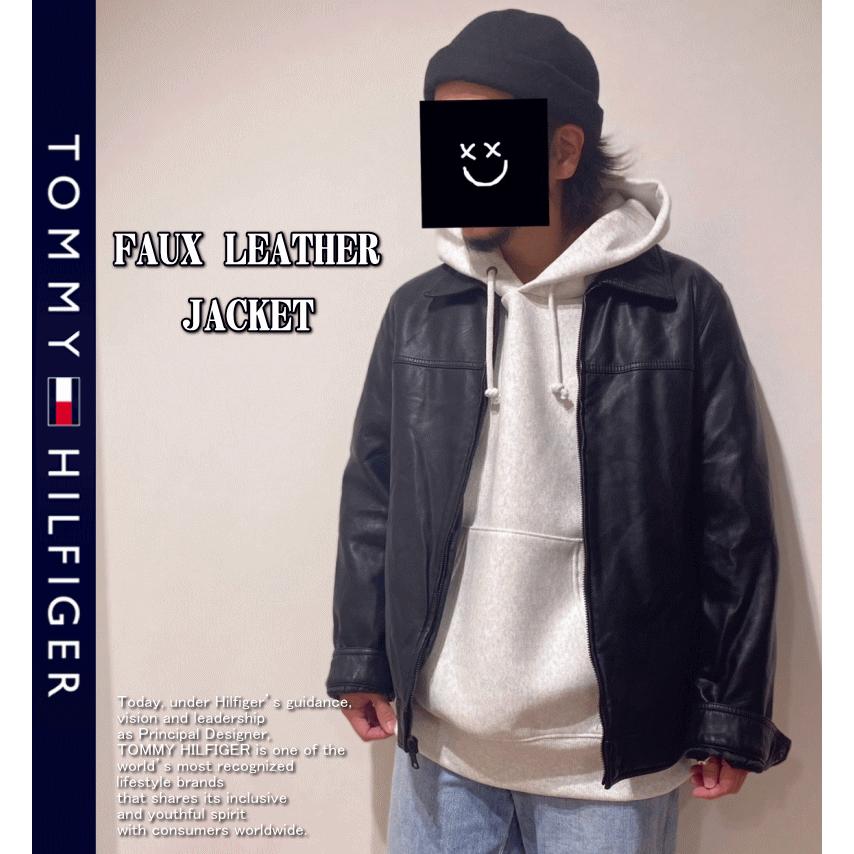 TOMMY HILFIGER 【日本未発売】 Tommy Hilfiger FAUX LEATHER TOMMY HILFIGER 【日本未発売】 Tommy Hilfiger FAUX LEATHER