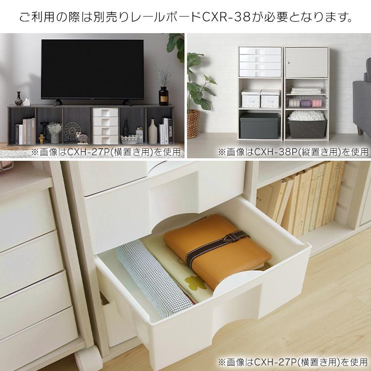 IRIS OHYAMA 収納ケース 引き出し カラーボックス カラーボックス用 プラスチック 縦置き ラック 収納ラック シェルフ 棚 CXH-38P アイリスオーヤマ : 快適インテリア ...