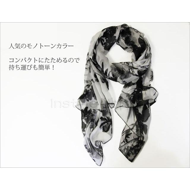 Instyle Japan スカーフ レディース ストール シルク100 Instyle Japan スカーフ レディース ストール シルク100