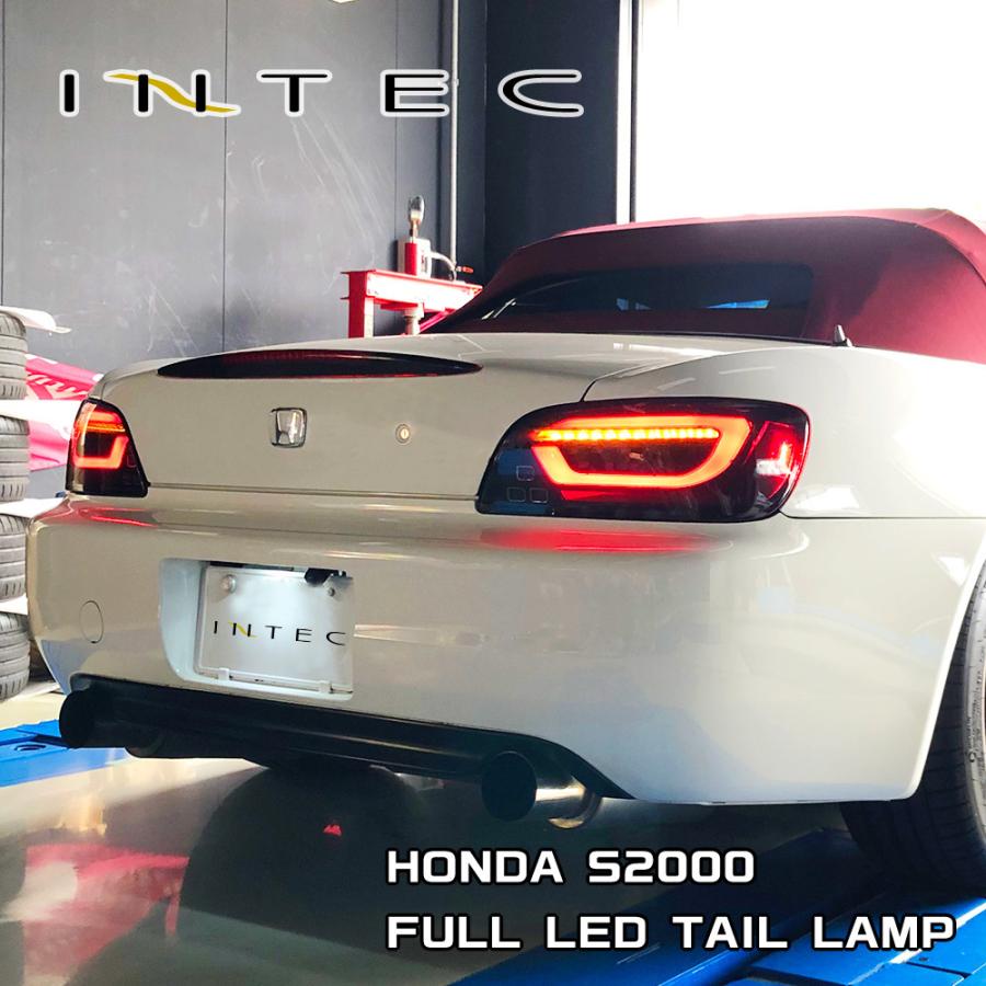 INTEC インテック AP1 AP2 S2000 フルLEDテールランプ 保安基準適合 1年保証 クリアレンズ TL-S2-CM ...
