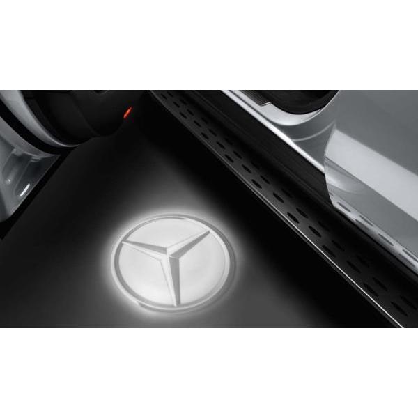 Mercedes-Benz（メルセデス・ベンツ） ベンツ純正 W205/Cクラスセダン フロントドア 左右用 LEDプロジェクター・カーテシ ...