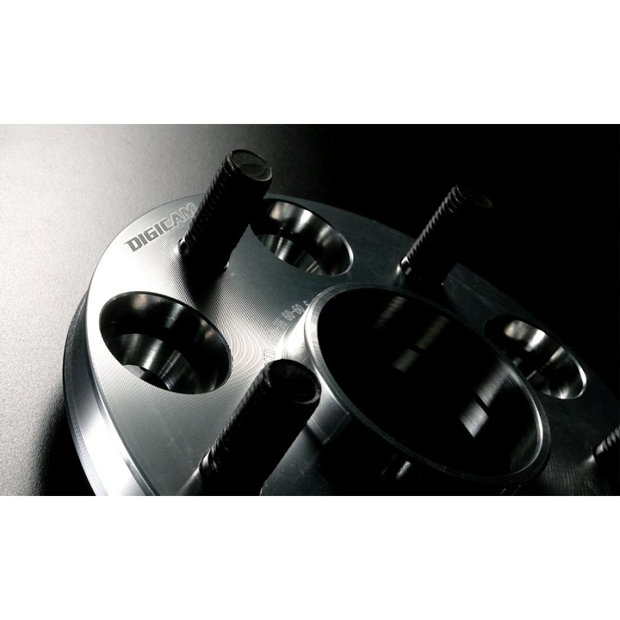 DIGICAM A6061-T6 ハブ付ワイドトレッドスペーサー PCD:114.3-5H(5穴） P1.25 厚み：15mm ハブ径66-66 品番：6HW114512156666 ...