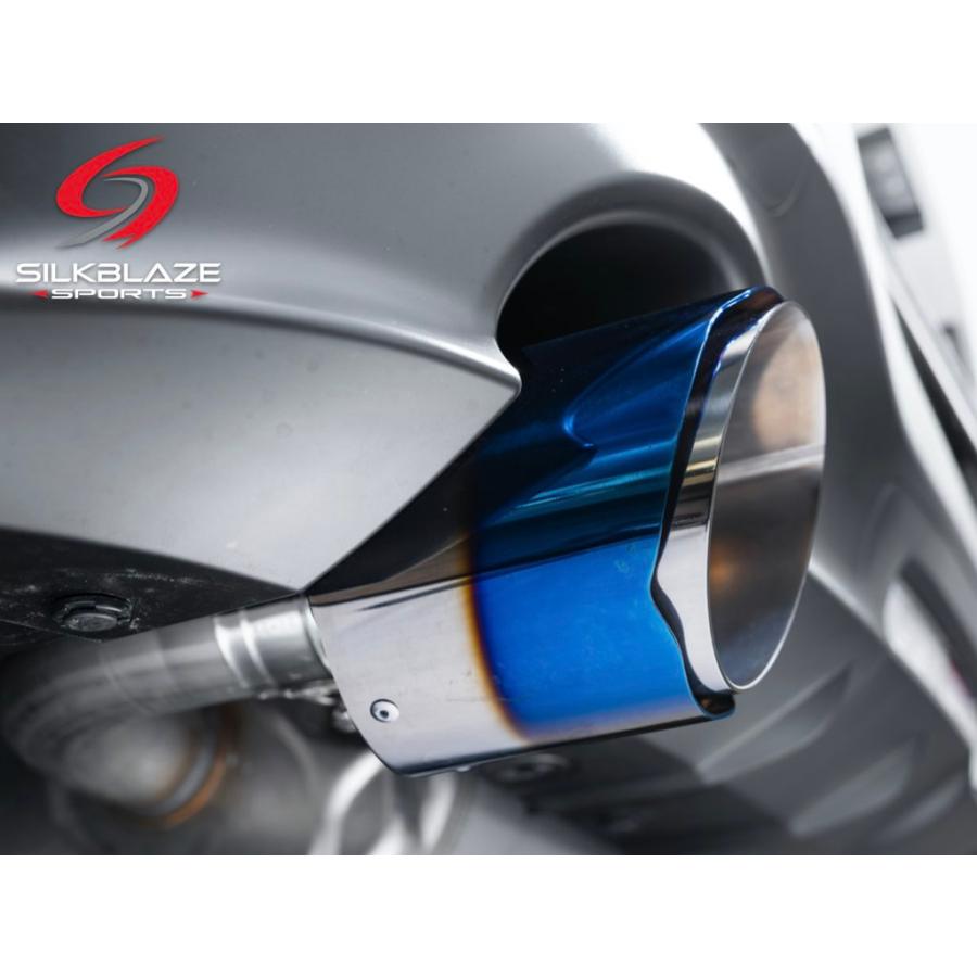Silk Blaze SILKBLAZE SPORTS マフラーカッター GR86…ZN8（2021.10-） [チタンカラー/真円ハス切り]【GR86】2P 品番：SBS-CUT-002 ...