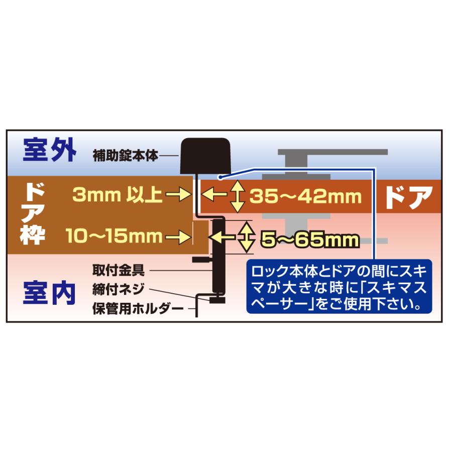 どあロックガード ディンプルキータイプ N-2428 ブロンズ 鍵 ドア 後付け かぎ 鍵 ドア 後付け かぎ カギ 外開き 補助錠 ドアロック 玄 : mz-0058 : インターショップ ...