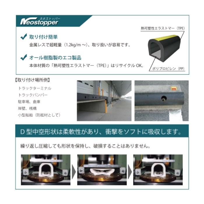 (法人・個人事業主様限定)(代引き不可)王子ゴム化成 ネオストッパー 黄ライン NS-055D 1000L nsl-055d-01 : インターショップ - 通販 - Yahoo!ショッピング