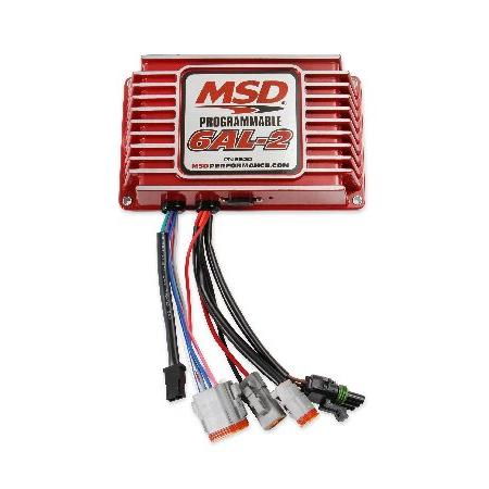 MSD Ignition 6530 プログラム可能な6ALイグニッションボックス レッド : b001o22nvm : インタートレーディング ...