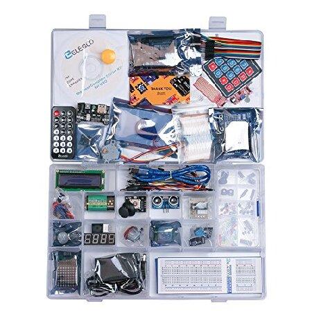 ELEGOO UNO R3 Project Most Complete Starter Kit w/Tutorial Compatible with Arduino IDE (63 Items ...