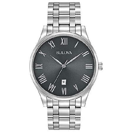 【並行輸入品】 Bulova メンズ クラシック クオーツ ウォッチ シルバートーン (モデル: 96B261) ステンレス鋼 サットン ...