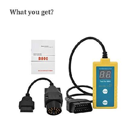 アウトゾーンB800 SRSリセットスキャナOBD診断ツールBMW車用エアバッグ車用電子修理ツールBMWフィットE36 E46 E34 E38 E39 Z3 Z4 X 5用エアバッグスキャン ...