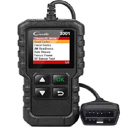 LAUNCH CReader 3001 OBD2 スキャナー OBD II EOBD 車用障害コードリーダー プロフェッショナル自動車診断ツール DTC エンジン確認灯 スキャンツール O2 ...