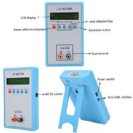 【並行輸入品】 LCR Inductor Capacitor Tester Inductance Capacitance Multimeter ...