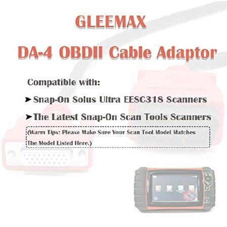 GLEEMAX?DA-4 OBDII ケーブルアダプター スナップオン Solus Ultra EESC318 スキャナー メインテスト ...