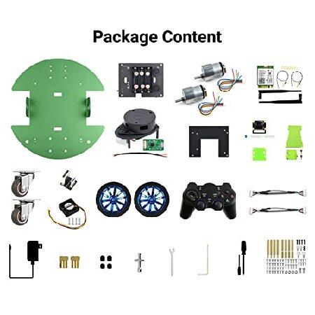 【並行輸入品】 Waveshare JetBot Professional Version ROS AI Kit Compatible with The NVIDIA Jetbot Open ...