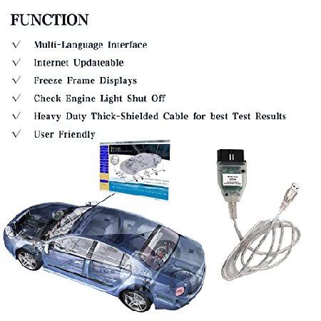 VCI J2534 Cable Fit for Toyota TIS Techstream - Latest Version V16.00. ...