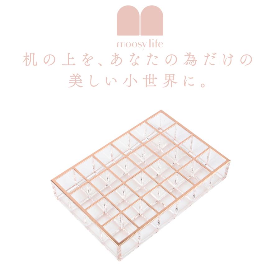 Moosy Life ローズゴールド リップスタンド アクリル 24マス MoonLight ML03 : IBB SHOP - 通販 - Yahoo!ショッピング