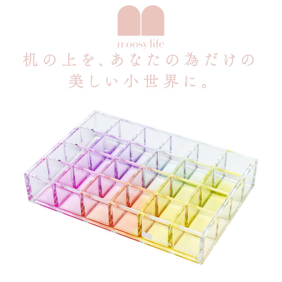 Moosy Life レインボー リップスタンド 24マス アクリル Rainbow RB03 : IBB SHOP - 通販 - Yahoo!ショッピング